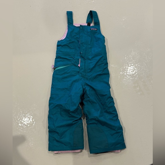 Patagonia | Other | Patagonia Teal Kids Snow Bib Overalls Size 4t ...